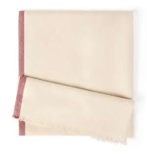 Brunello Cucinelli Cashmere Stripe Scarf