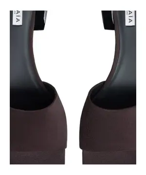Alaïa Geometric Line Slide Sandals