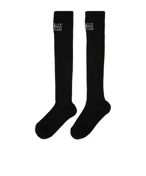 MAISON MARGIELA Numeric-logo Knee-high Socks