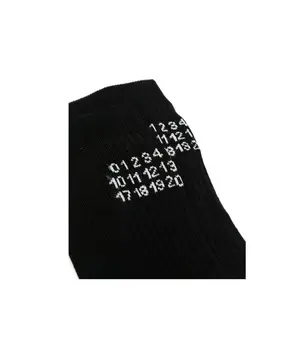 MAISON MARGIELA Numeric-logo Knee-high Socks