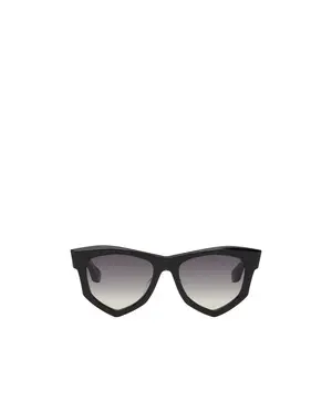 Dita Obsidion Geometric-frame Sunglasses - Black