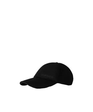 Saint Laurent Logo Embroidered Baseball Cap - Black