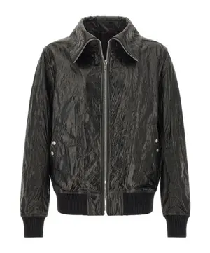 Rick Owens Dracuflight Zip-up Leather Jacket - No