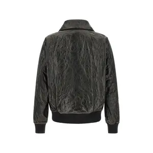 Rick Owens Dracuflight Zip-up Leather Jacket - No