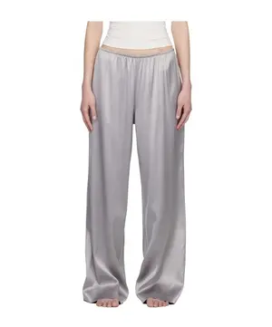 SKIMS Wide-leg Casual Pants - Gray