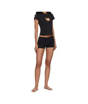SKIMS Plain Knit Short Pants