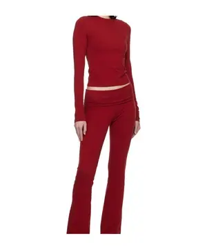 SKIMS Long-sleeved T-shirt - Red