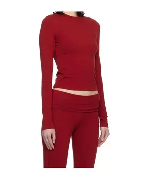 SKIMS Long-sleeved T-shirt - Red