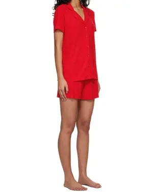 SKIMS Elastic Ribbed Knitted Pajama Set