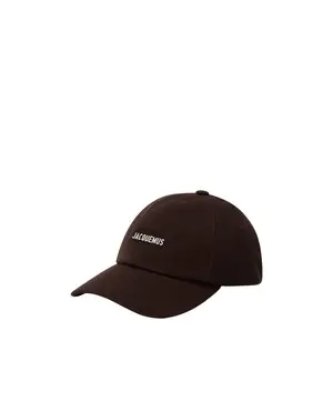 Jacquemus Logo Baseball Cap - Brown