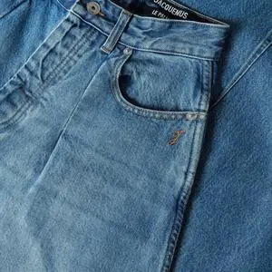 Jacquemus Ovalo Tapered Jeans - Blue