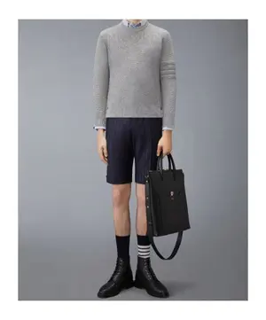 Thom Browne 4-bar Ottoman Milano-stitch Jumper