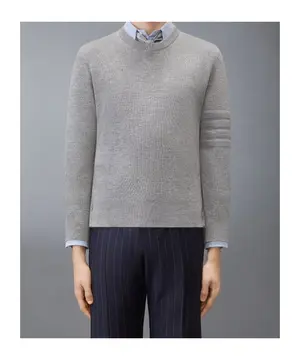 Thom Browne 4-bar Ottoman Milano-stitch Jumper