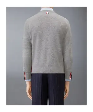 Thom Browne 4-bar Ottoman Milano-stitch Jumper