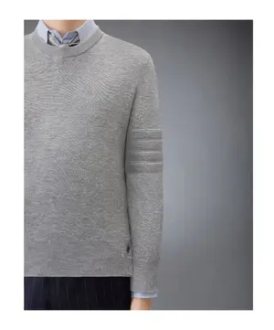 Thom Browne 4-bar Ottoman Milano-stitch Jumper
