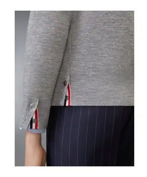 Thom Browne 4-bar Ottoman Milano-stitch Jumper
