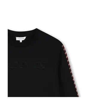 LANVIN Logo Embroidered Crewneck Sweatshirt