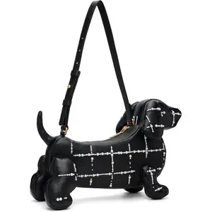 Thom Browne Baby Hector Leather Shoulder Bag