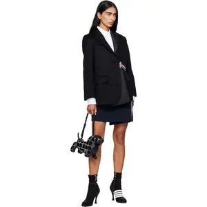Thom Browne Baby Hector Leather Shoulder Bag