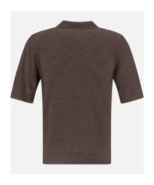 Herno Short-sleeved Knitted Polo Shirt