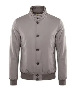 MOORER Long-sleeve Casual Bomber Jacket