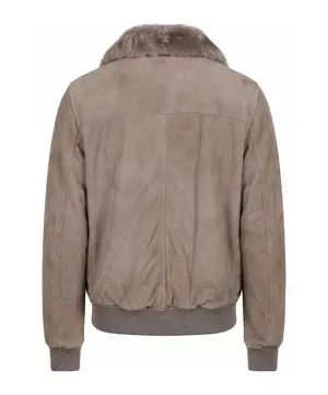 MOORER Long-sleeve Leather Jacket