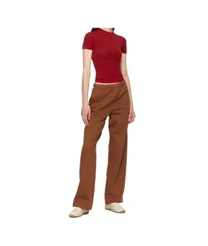 SKIMS Crew Neck Short-sleeved T-shirt - Brown