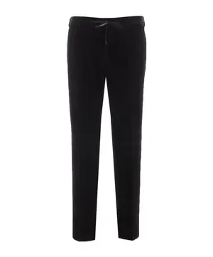 CIRCOLO 1901 Casual Trousers With Belt Loops - Black