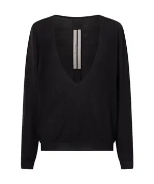 Rick Owens Plunging V-neck Sweater