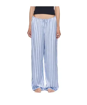 SKIMS Striped Print Casual Pants
