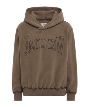 MAISON MARGIELA Solid-color Suede Sweatshirt