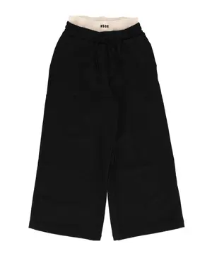 MSGM Wide-leg Casual Trousers