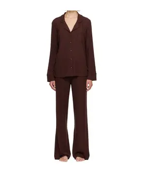 SKIMS Casual Pajama Set - Black