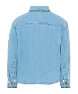 Stella McCartney Denim Shirt With Embroidery