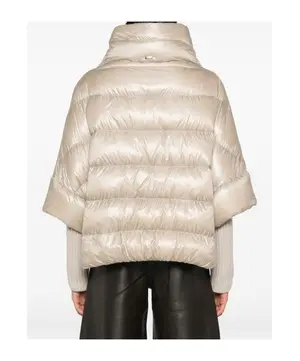Herno Quilted Long-sleeve Down Jacket