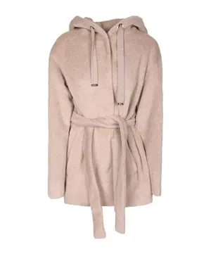 Herno Belted Hooded Coat - No