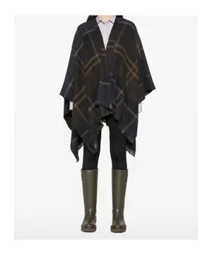 Barbour Tartan Poncho