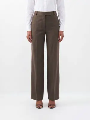 JOSEPH Tailored Trousers With Belt Loops