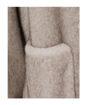 Herno Faux Fur Patch-pocket Casual Jacket