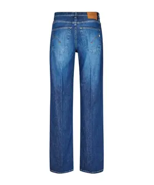 DONDUP Faded Straight-leg Jeans