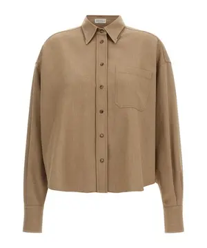 Brunello Cucinelli Button Up Long-sleeved Shirt