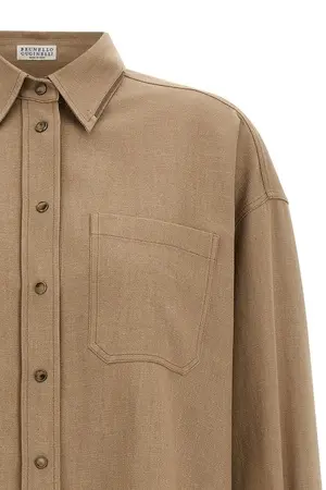 Brunello Cucinelli Button Up Long-sleeved Shirt