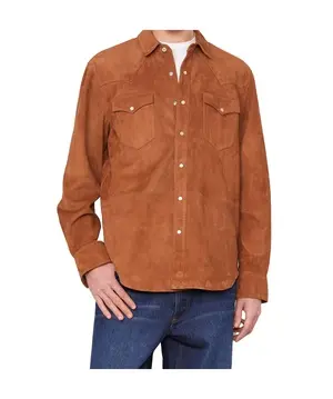 Officine Générale Marshell Suede Western Jacket - No