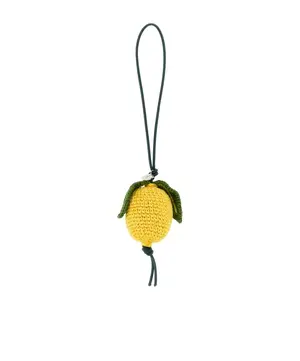 J.W.ANDERSON Jw Anderson Crochet Lemon Charm - Yellow