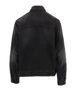 HAIKURE Cropped Denim Shirt