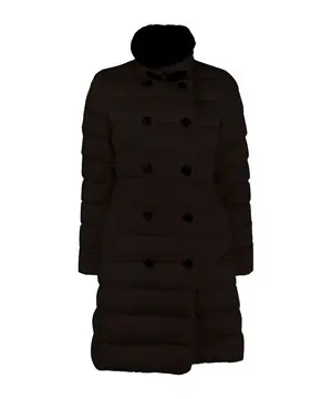 MOORER Longan High-neck Double-breasted Padded Coat