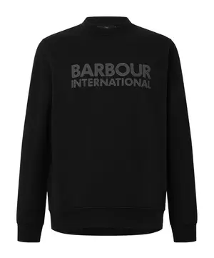 Barbour Crew Neck Logo Sweatshirt - Black