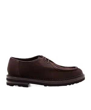 GREEN GEORGE Apron-toe Derby Shoes - Black
