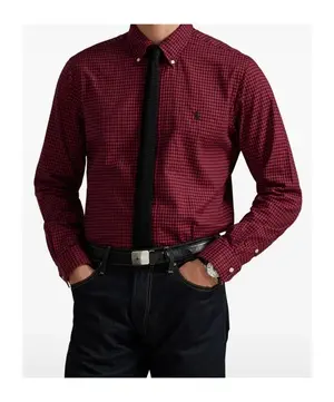 Polo Ralph Lauren Gingham-check Long-sleeve Shirt