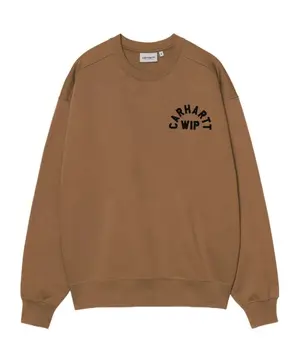 Carhartt Work In Progress Arch Script Sweat - Brown